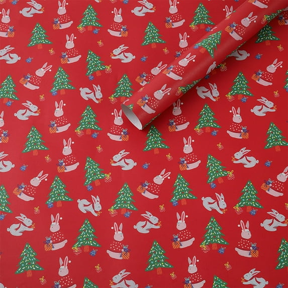 Christmas Decorations Festive Holiday Wrapping Paper Design For ...