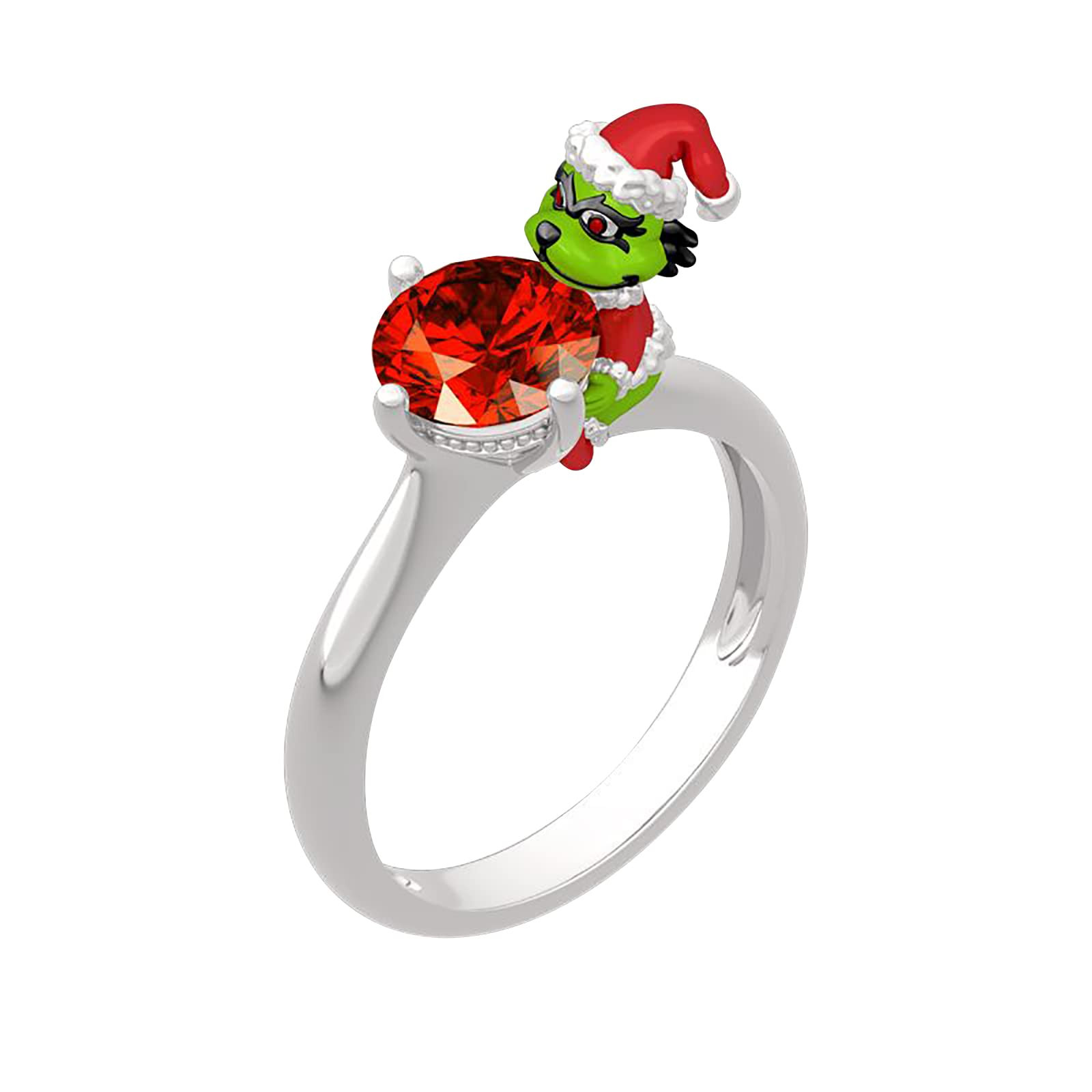 Podplug the Grinch Christmas Decorations, Christmas Green Round Cut ...