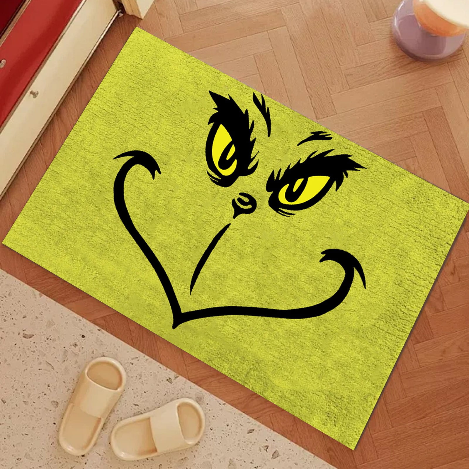 Christmas Decorations Indoor, Funny Grinch Doormat Christmas Grinch ...