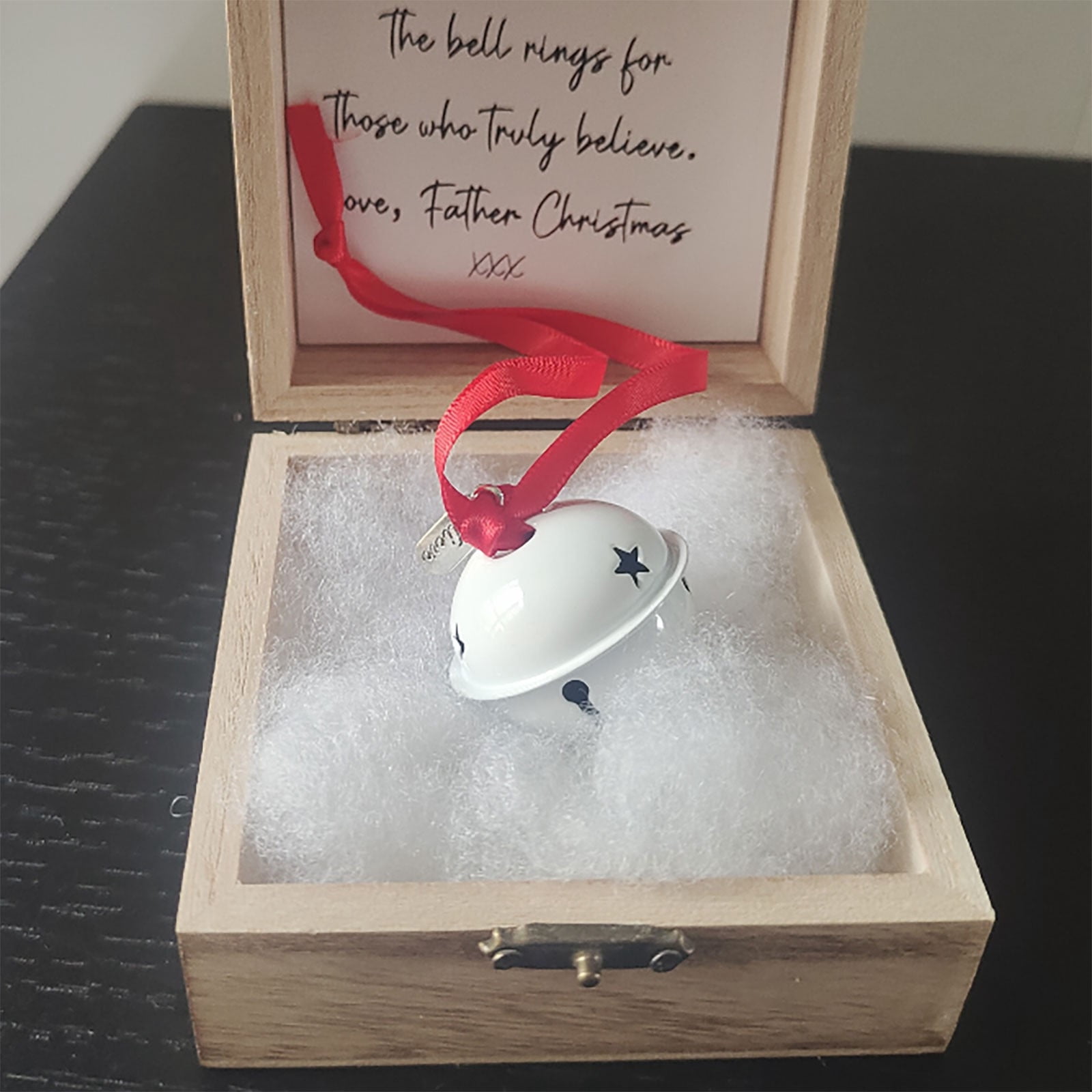 Christmas Decorations Jingle Bell with Star Cutouts, Christmas Tree ...