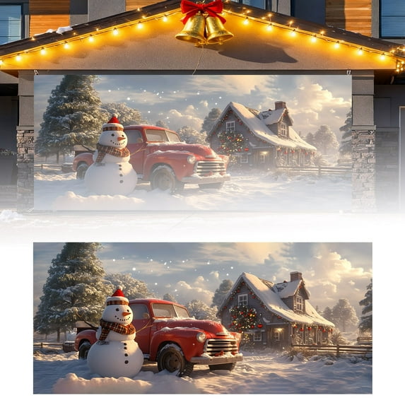 Christmas Decorations, Joyful Garage Door Eye Catching Merry Sign for ...
