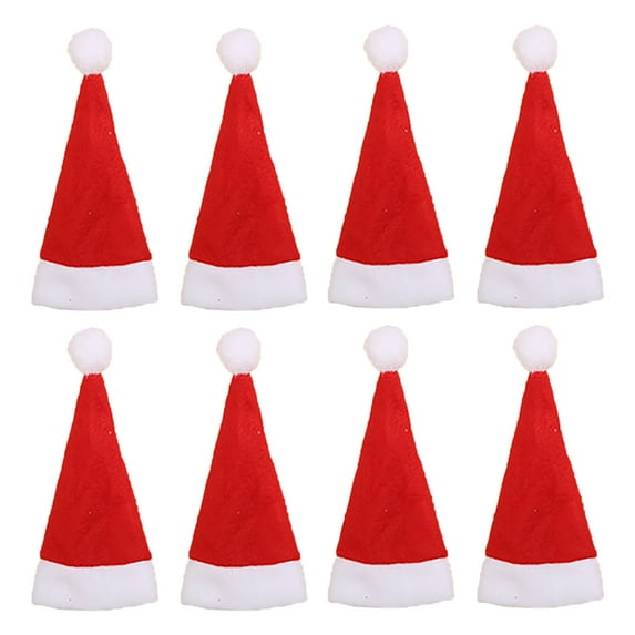 Christmas Decorations, Lollipop Christmas Hat Small Mini Candy Santa Cap Decoration Party Pretty ...