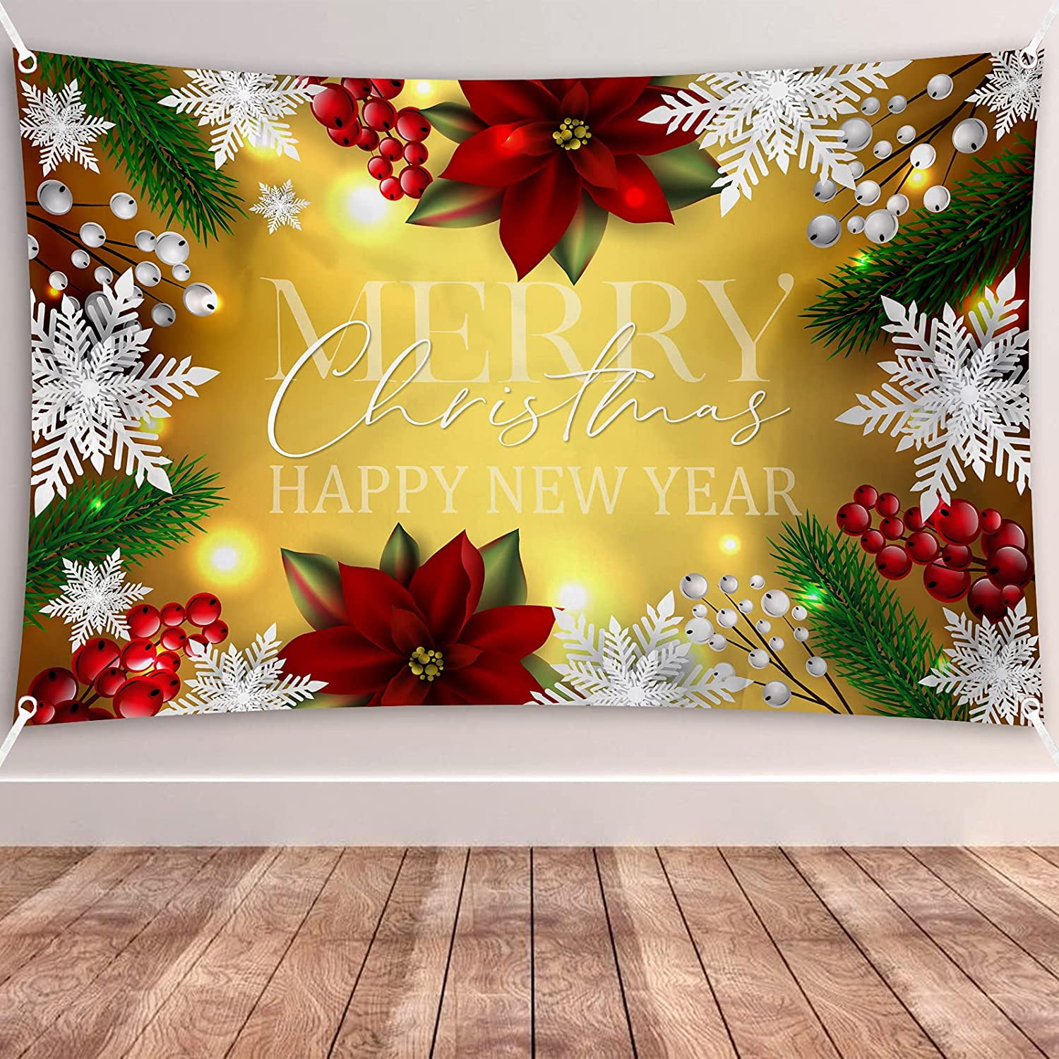Christmas Decorations Merry Christmas Background Scene Setters ...