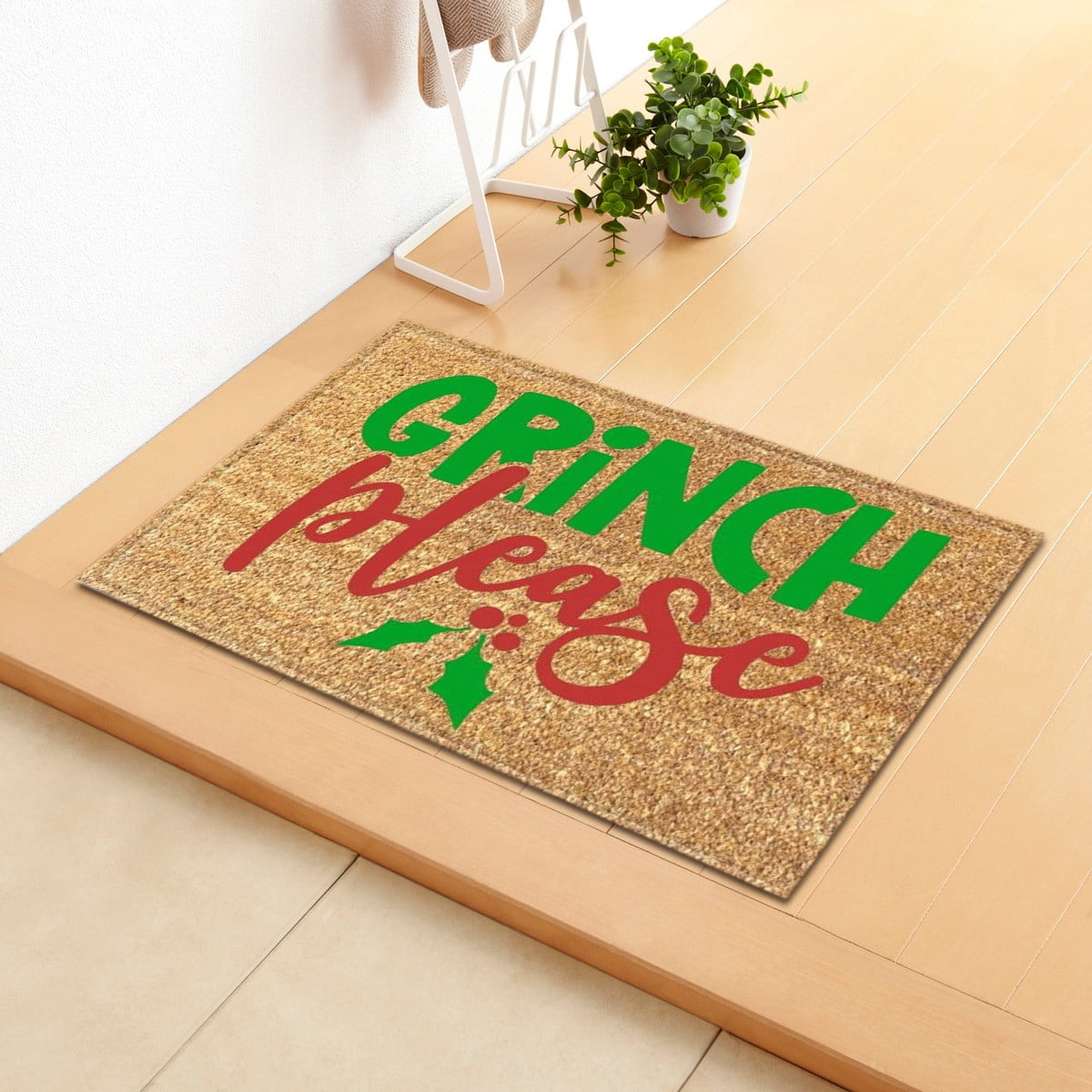 Rugs for Entryway Christmas Decorations Christmas Carpet Cartoon ...