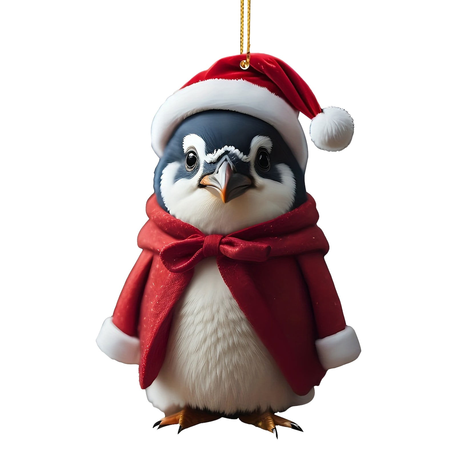 Christmas Decorations Penguins Decorate Cute Santa Hanging Christmas ...