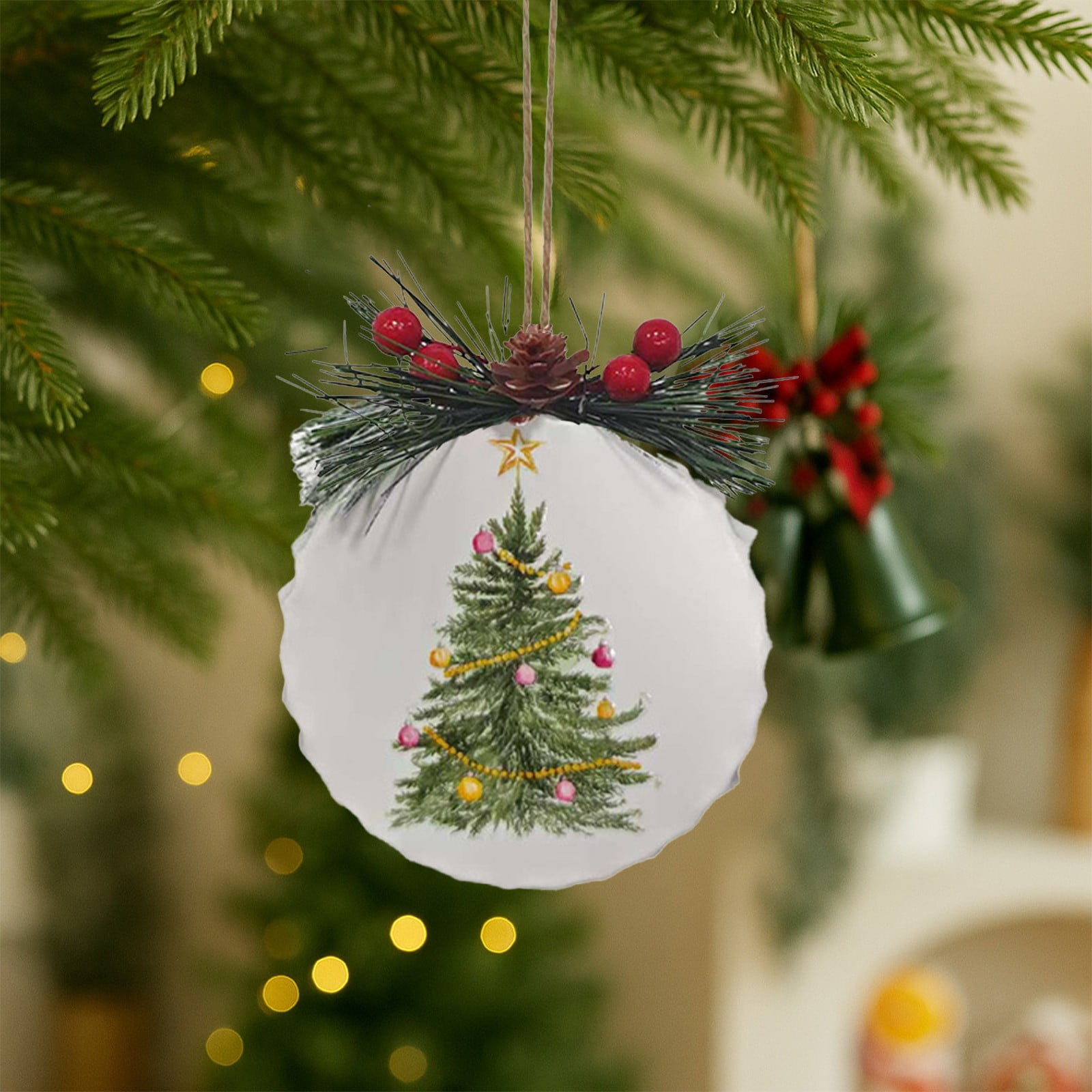 Christmas Decorations Santa Claus Pendants Christmas Tree Pendants ...