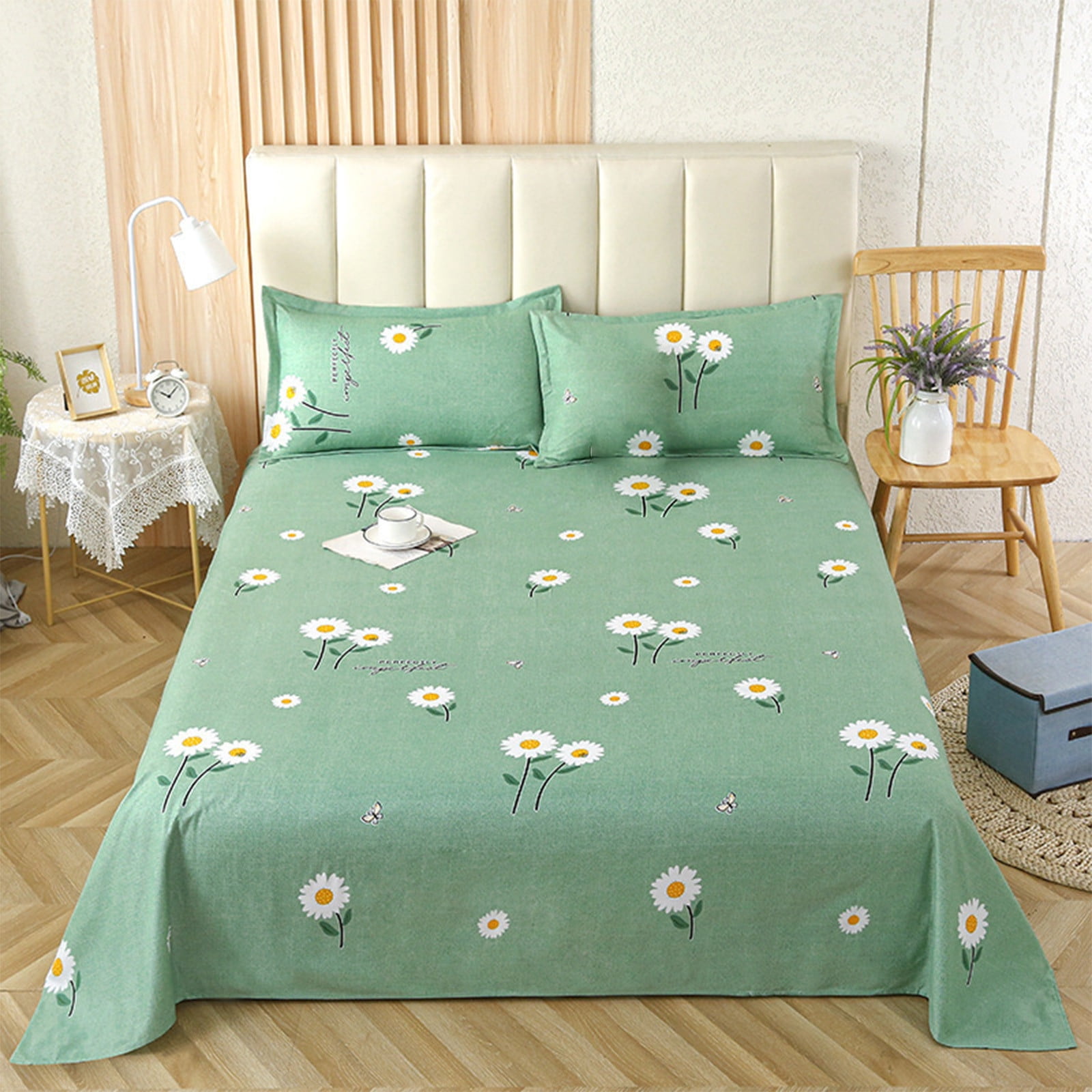 VOAVEKE Lightweight Super Soft Easy Care Queens Bed Sheet; Full Bed ...