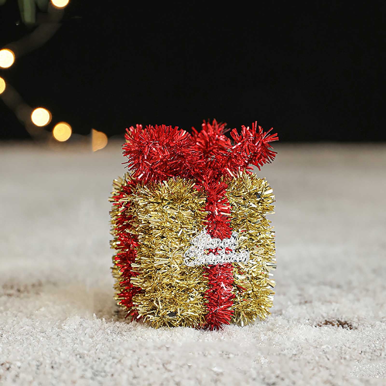 Christmas Decorations Scene Arrangements with Multiple Ribbons Sweet ...