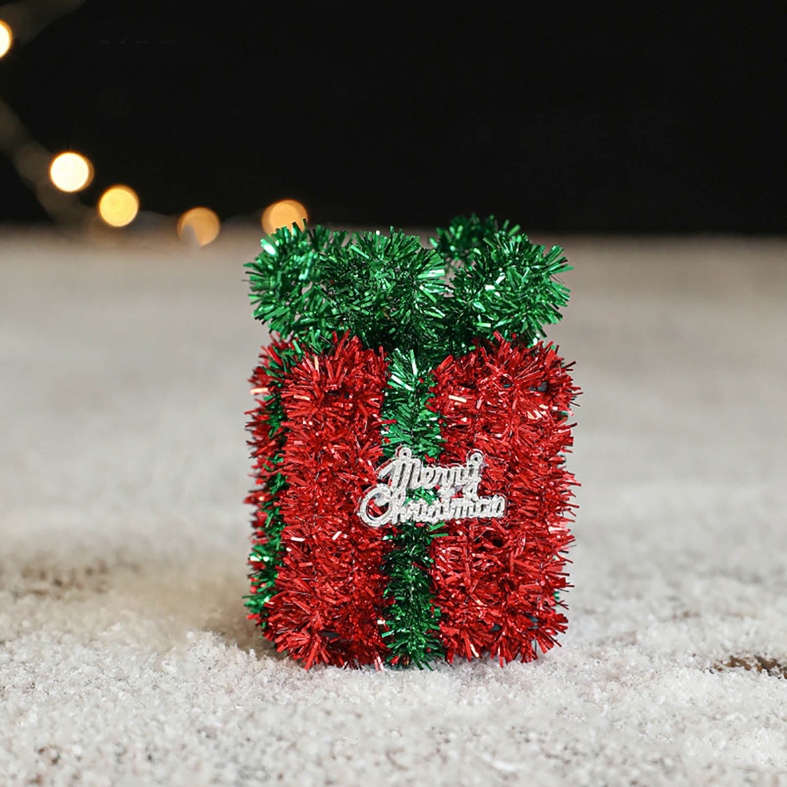 Christmas Decorations Scene Arrangements Multiple Ribbons Sweet Trees ...