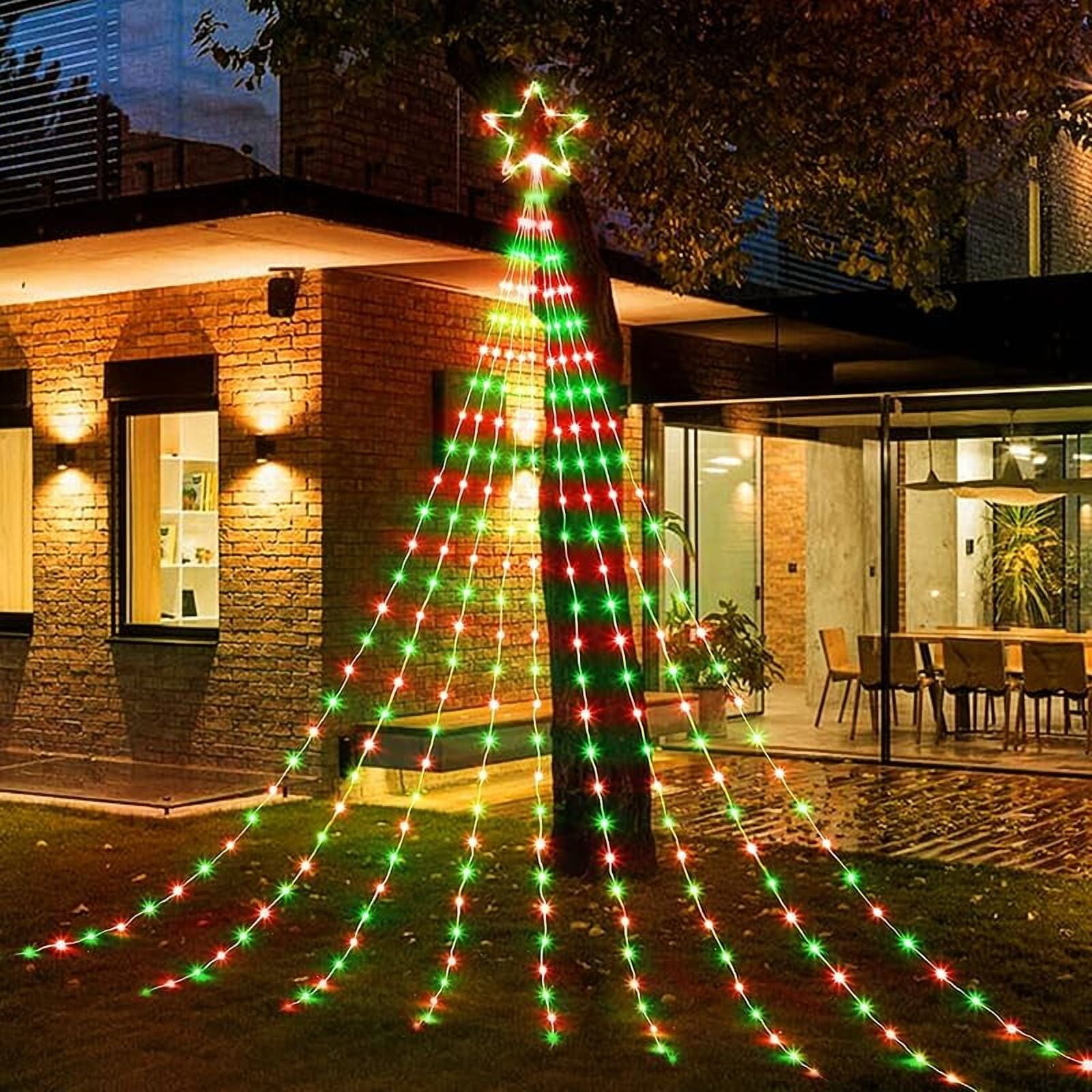 Christmas Decorations Star String Lights - 344 LED 11.8ft 9 Strands ...
