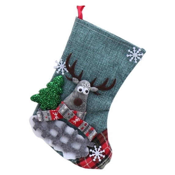 Christmas Decorations, Stockings for Fireplace Hanging Stocking Candy ...