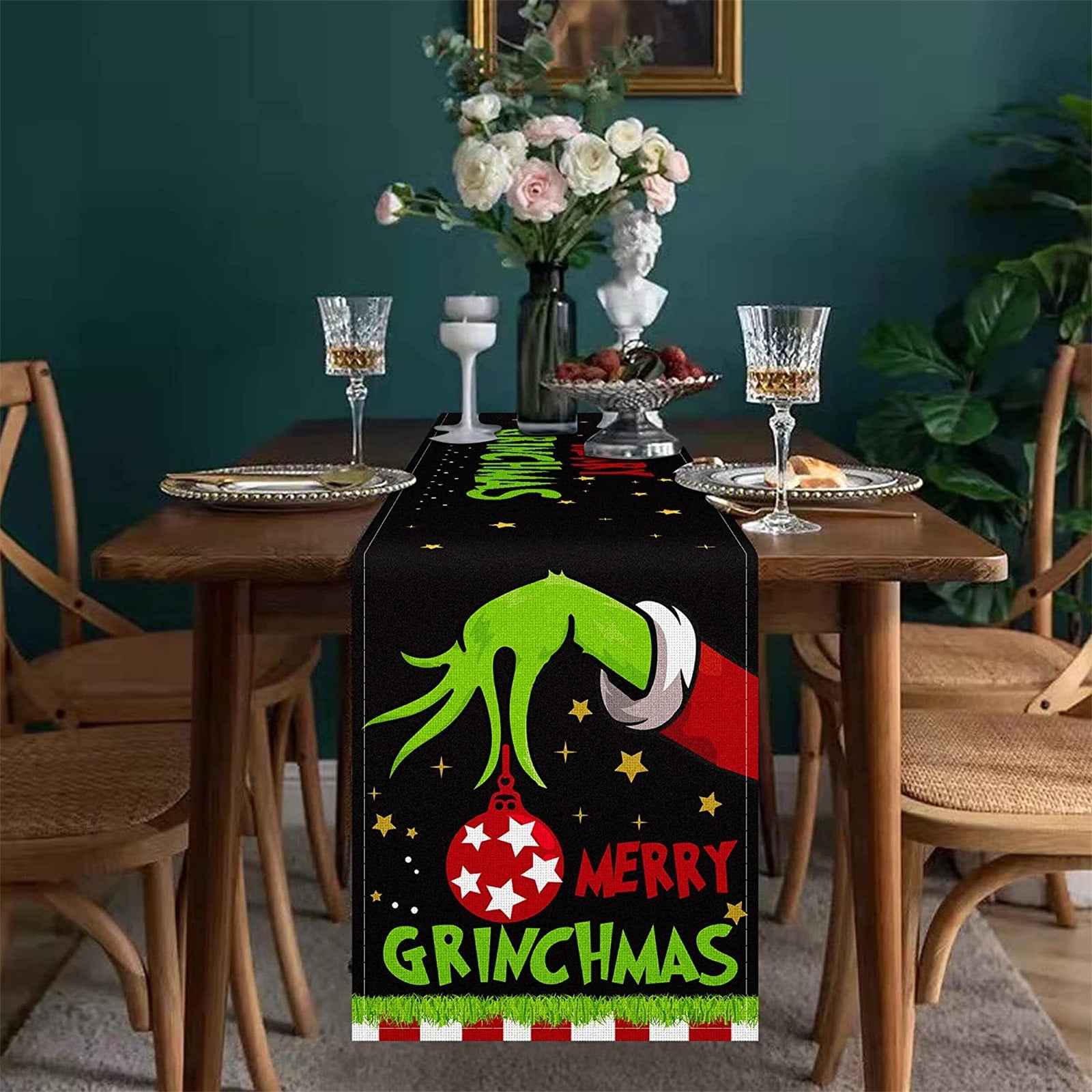 Christmas Decorations Christmas Tablecloth Table Runners Christmas ...
