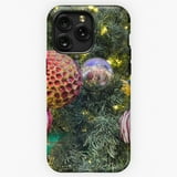 Christmas Decorations Tree Lights Art iPhone Case 17 through 11 Pro Max ...
