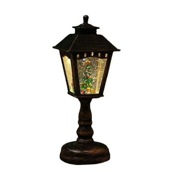 Christmas Decorations Wind Lamps Music Illuminated Night Light Santa ...