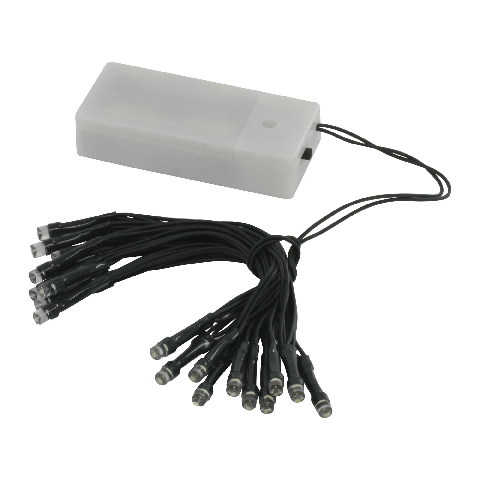 Holiday Time 20 Count Blue LED String Lights - Festive, Portable Decor ...