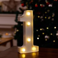 Magik Light up Letter LED Alphabet Number Symbol Plastic Battery ...