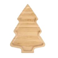 Christmas Decorative Plate Wooden Food Dish Xmas Decor Holiday for ...