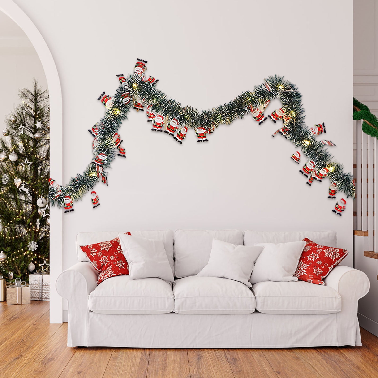 Christmas Decorative Rattan String Lights for Holiday Party Decorations ...