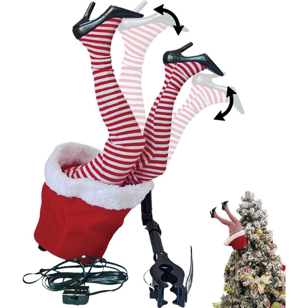 Christmas Decroations, Santa Legs for Christmas Tree, Christmas Tree ...