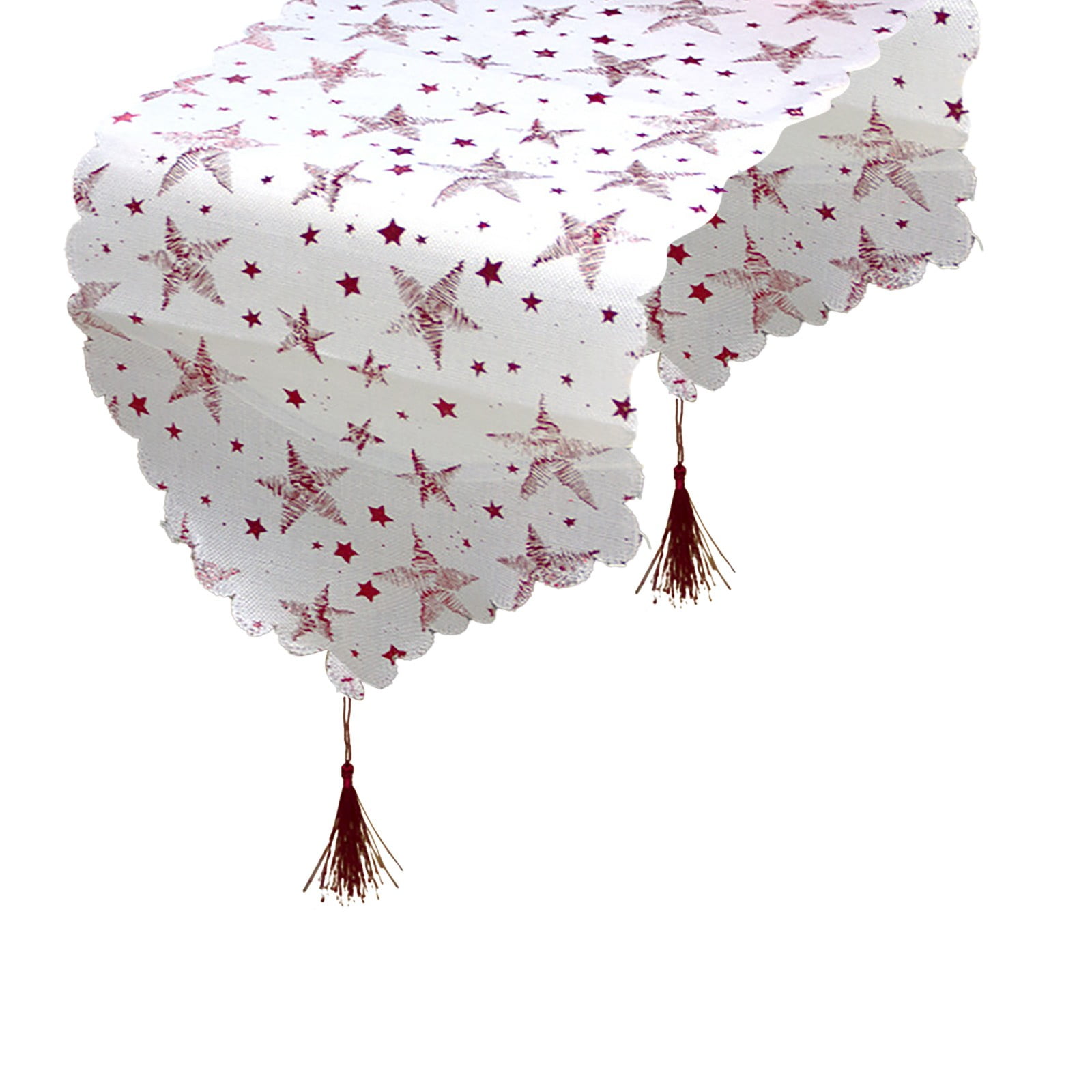 Christmas Desktop Coffee Table Decorations White Bronzing Table Flag ...