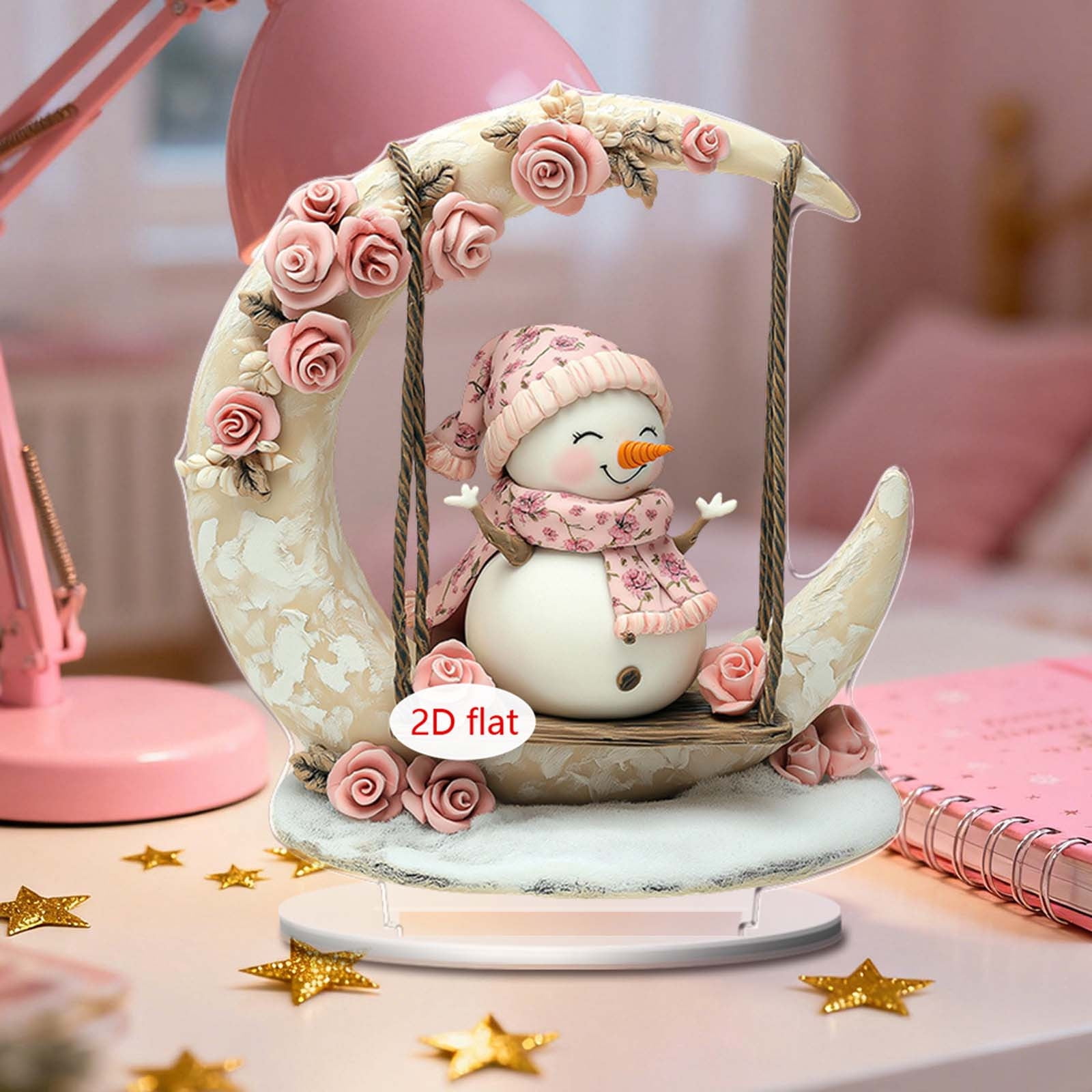 Christmas Desktop Decorative Items-2D Acrylic Ornaments christmas ...