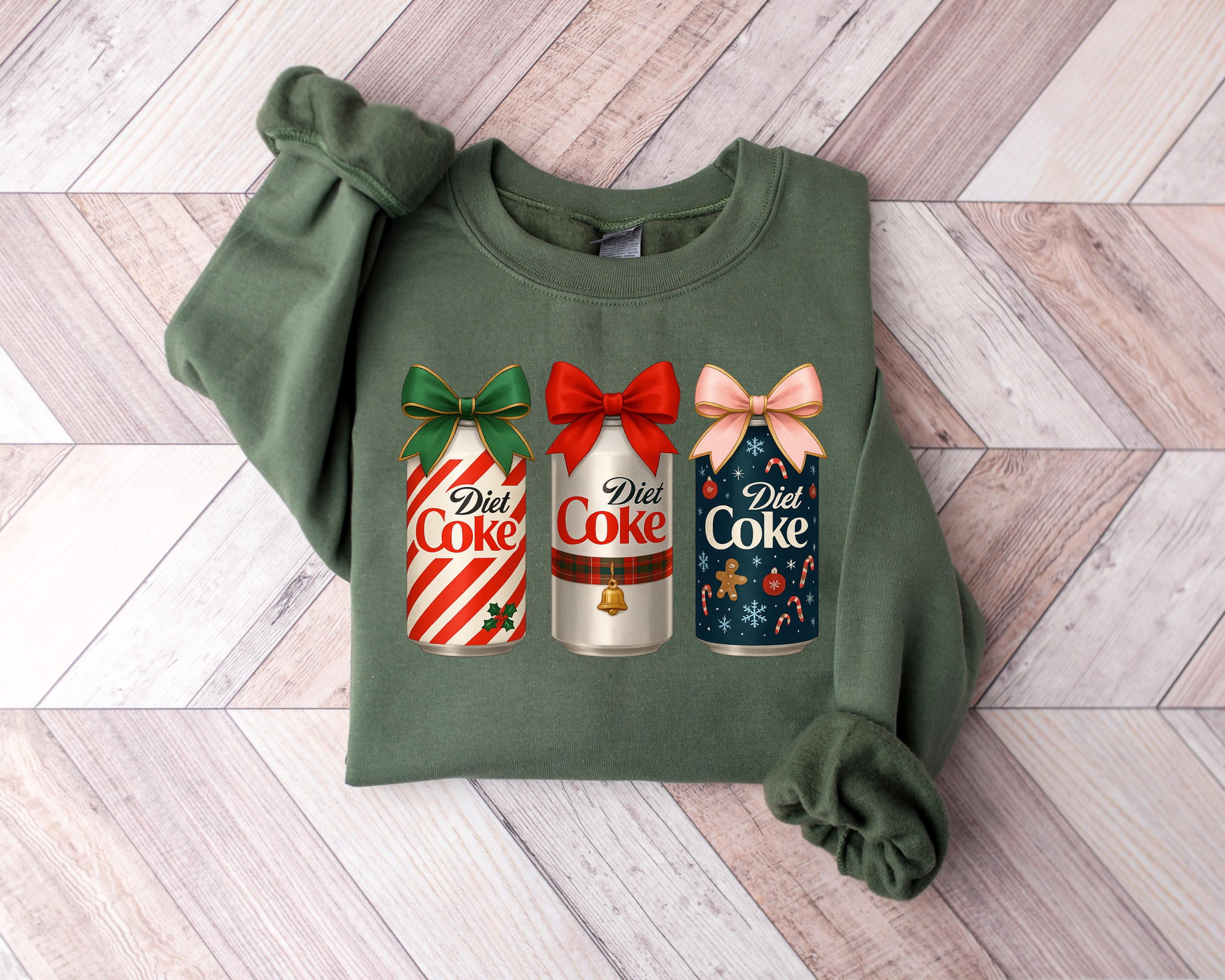 Christmas Diet Coke Sweatshirt, Diet Coke Tshirt, Christmas Coca Cola ...