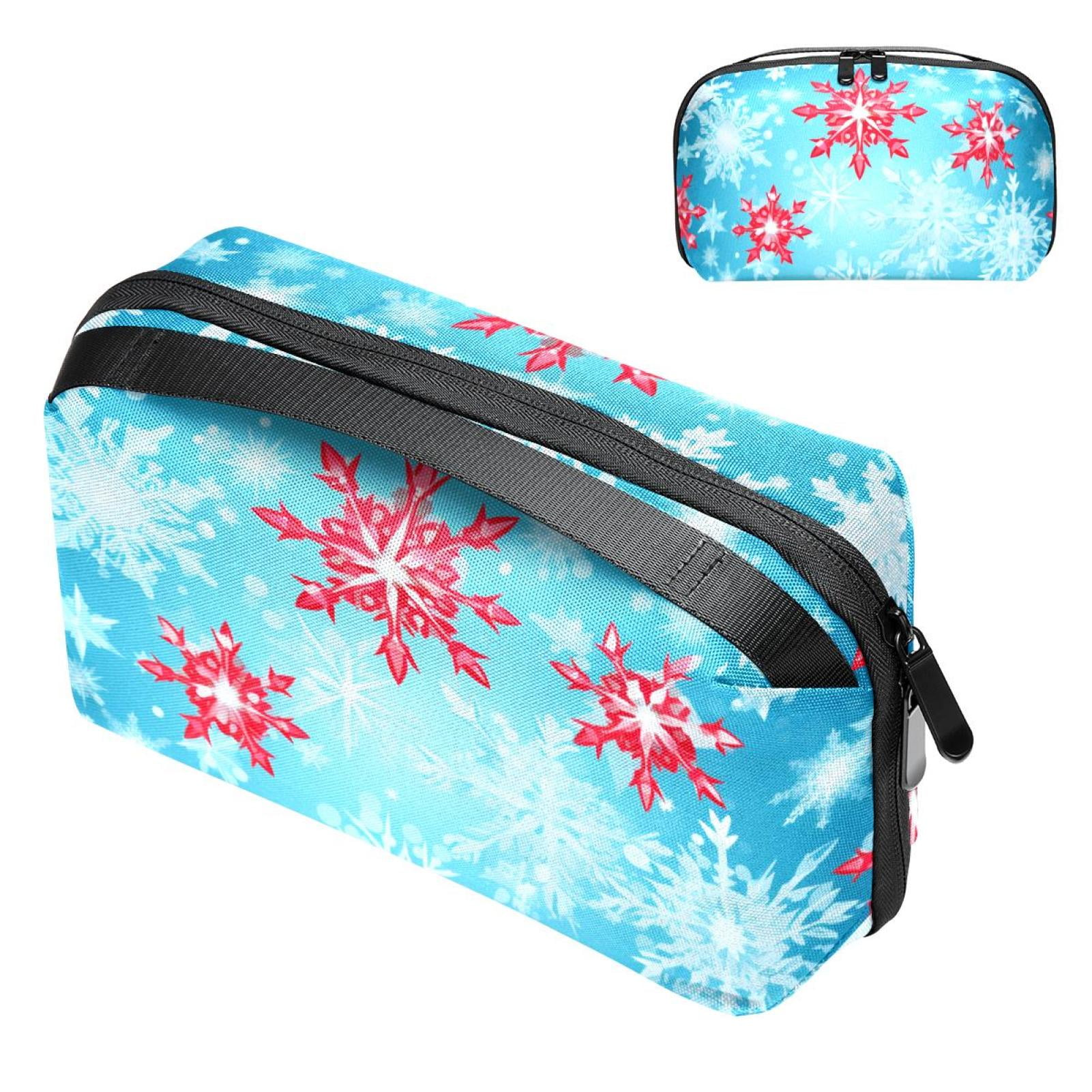 Christmas Digital Bag Organizer Travel Case with Oxford Fabric ...