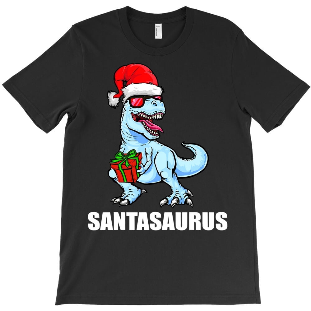 Christmas Dinosaur St. Nick Claus Funny Christmas T-Rex Pajama Holiday ...