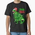 Christmas Dinosaur Tree Rex Pajamas With Xmas Christmas Lights Gift ...