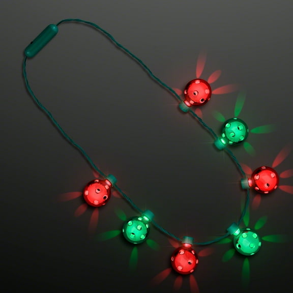 LED Christmas Light Necklaces