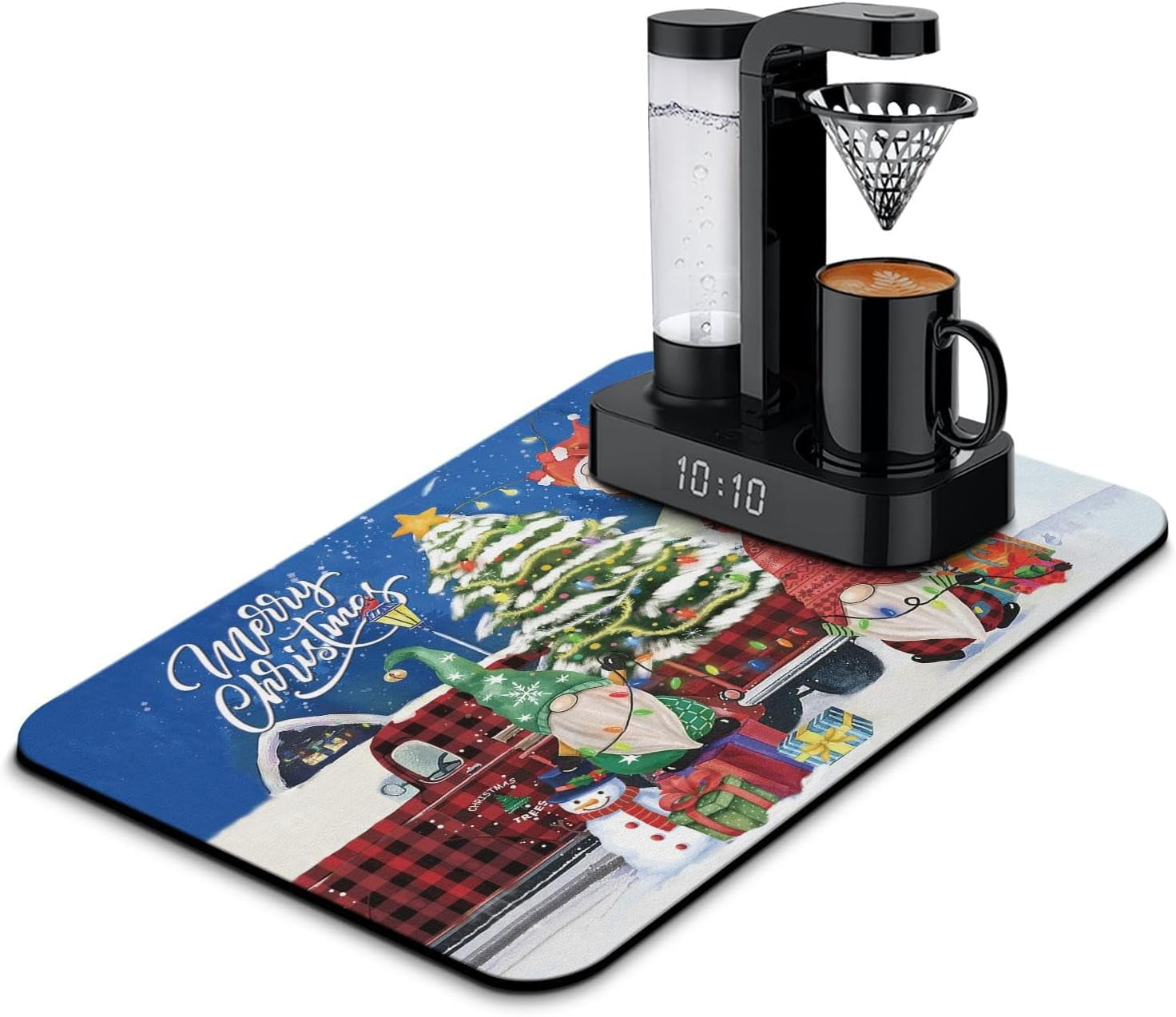 Christmas Dish Drying Mat 23x15in,Christmas Drying Mat for Kitchen ...