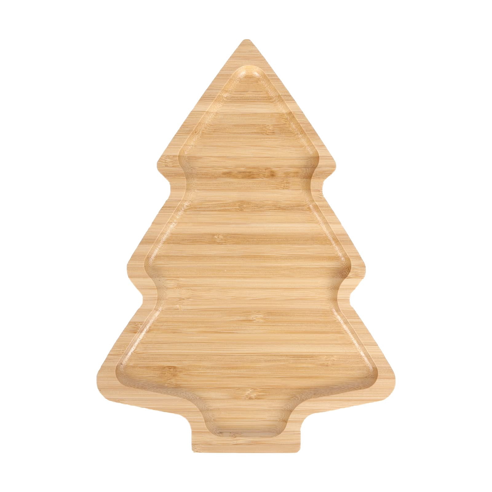 Walmart Christmas Bamboo Tray, Tree Shape Platter for Home and ...