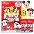 Christmas Disney Lollipop Rings, Holiday Stocking Stuffers, 18 Count, 7 ...