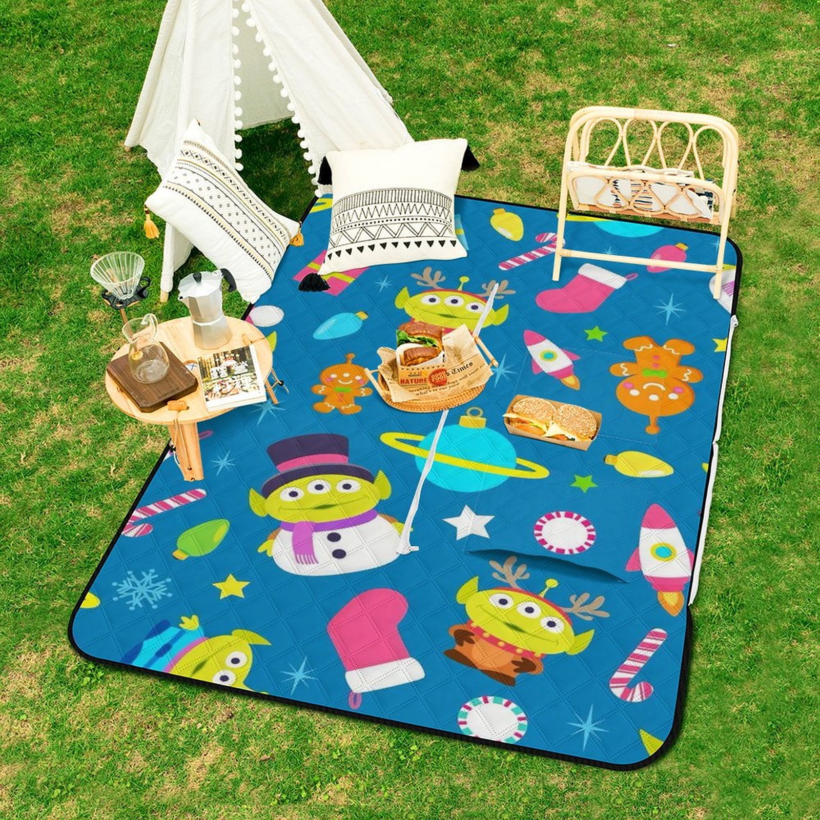 Christmas Disney&Pixar's Toy Story Alien Picnic Blankets Outdoor ...