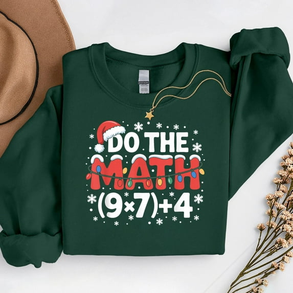 Christmas Do The Math Meme 67 – T-Shirt, Hoodie & Sweatshirt – Holiday ...