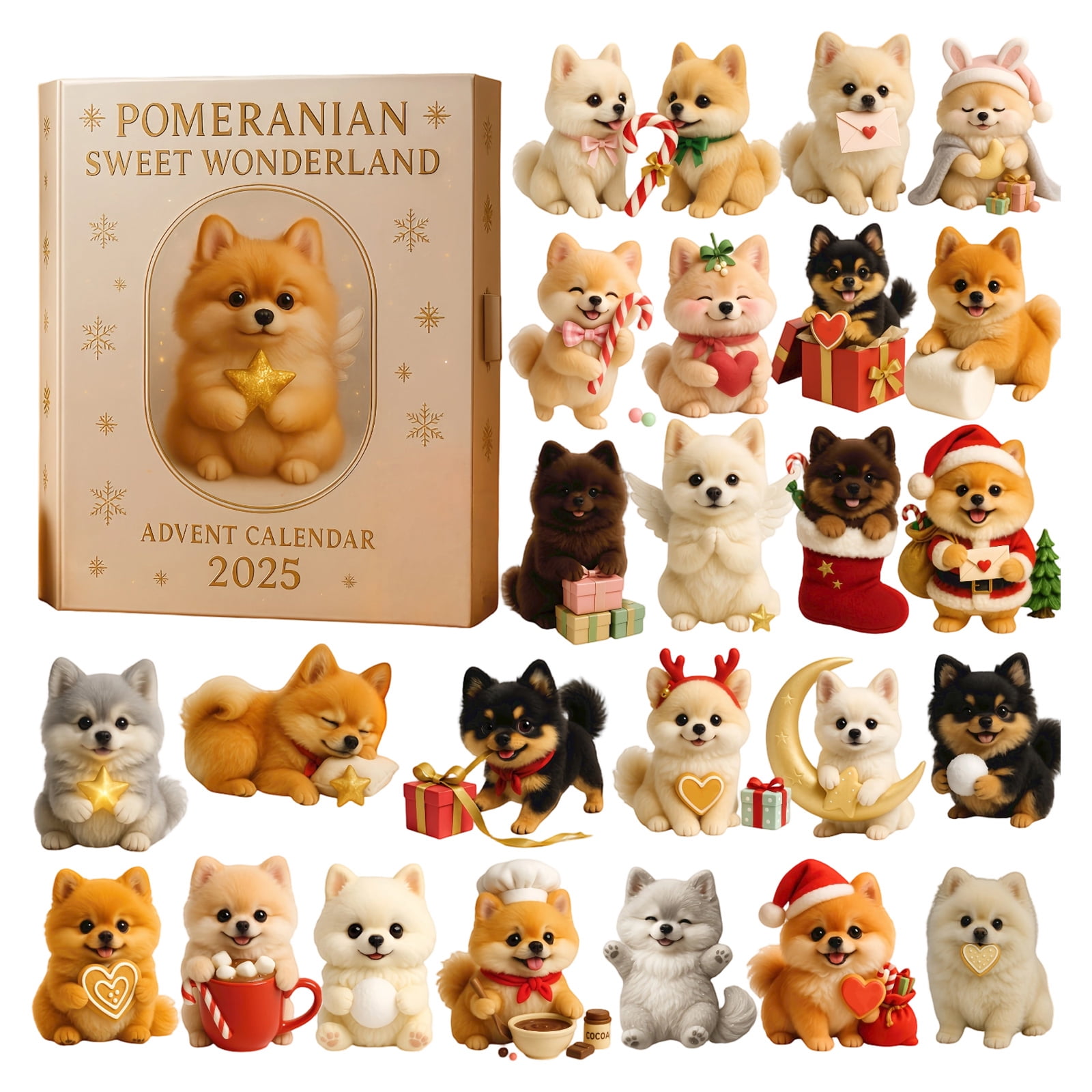 Christmas Dog Advent Calendar 2025,Pet Dog Themed Christmas Countdown ...