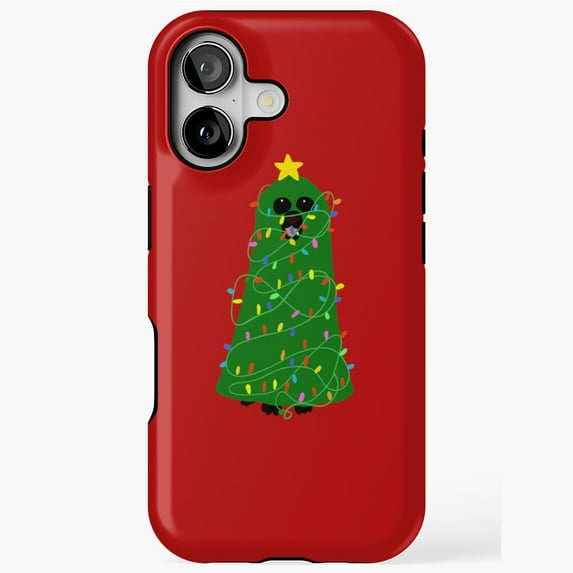 Christmas Dog Disguise Tree Case for iPhone 11 12 13 14 15 16 17 Pro ...
