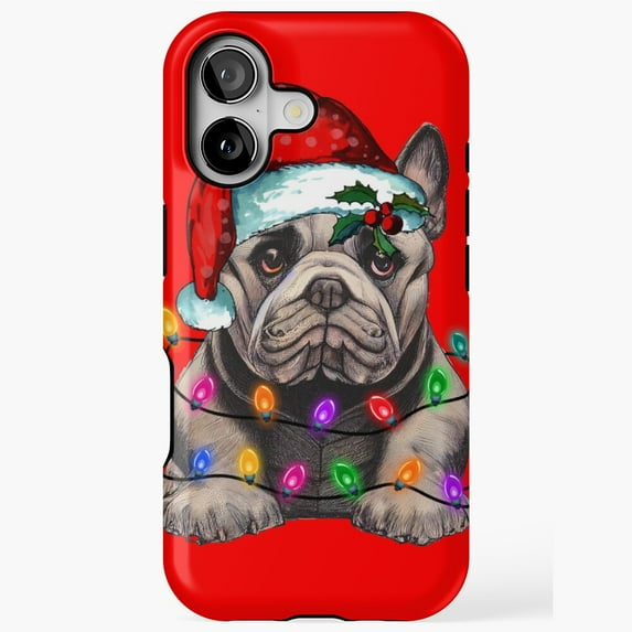 Christmas Dog Holiday Animal Case for iPhone 11 12 13 14 15 16 17 Pro ...