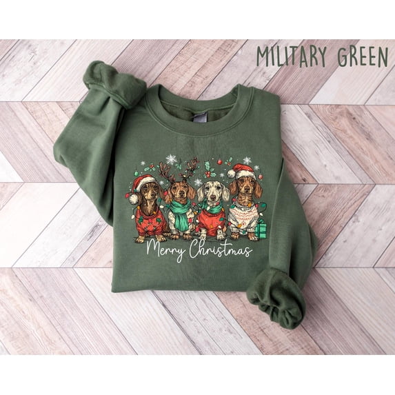 Christmas Dogs Shirt : Dog Lover Holiday T-Shirt, Cute Christmas Gift ...