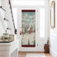 Christmas Door Curtains for Door Window, French Sidelight Front Back ...