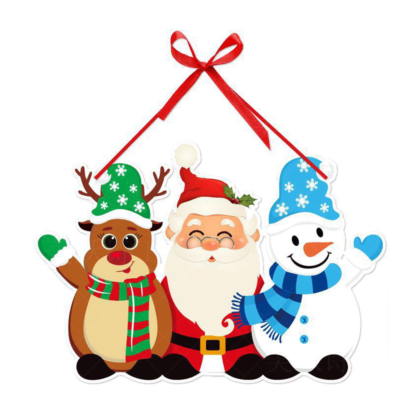 Christmas Door Hanging Festive Party Decor Eco-friendly Eye-catching ...