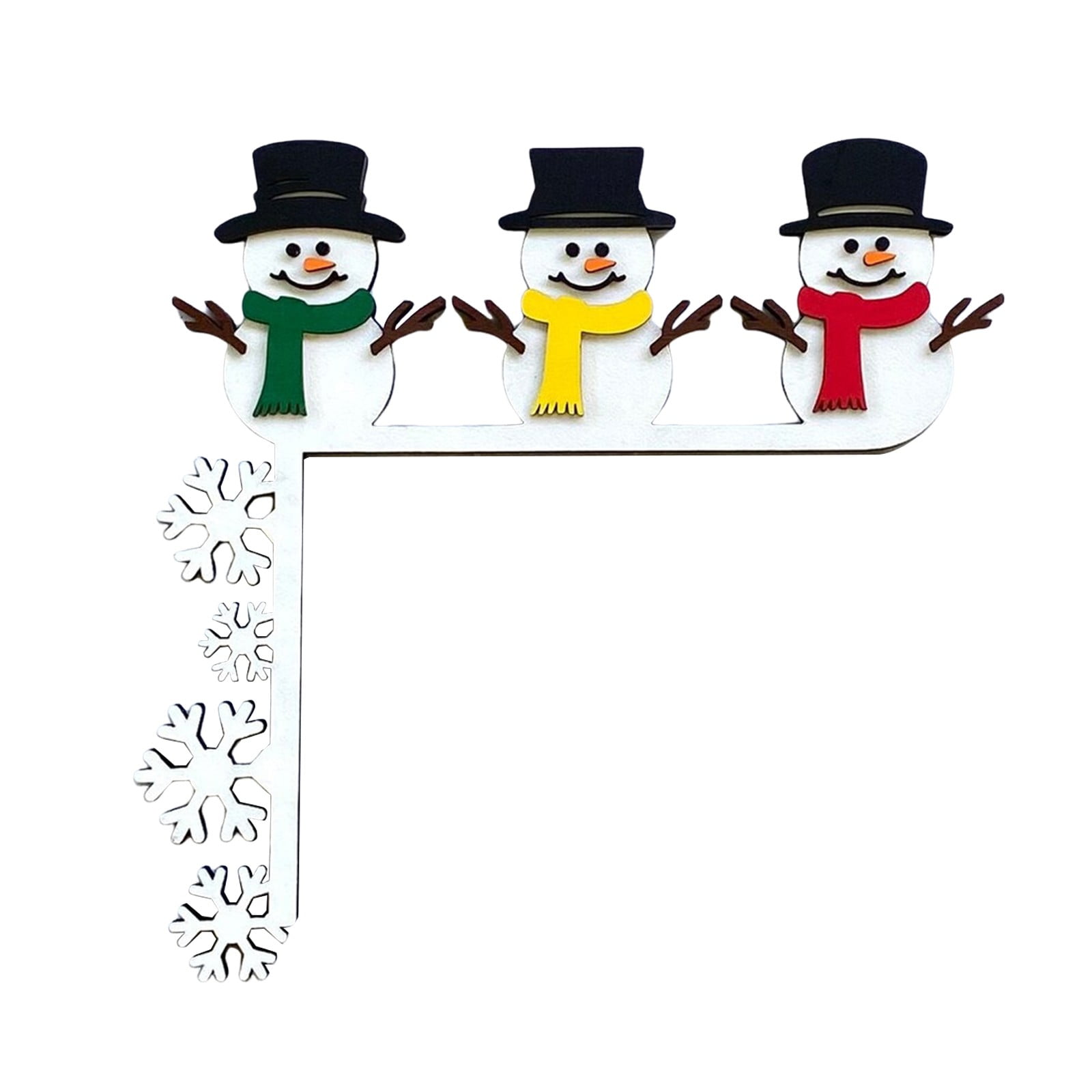 Christmas Door Topper, Cute Door Corner Decorations for Farmhouse ...