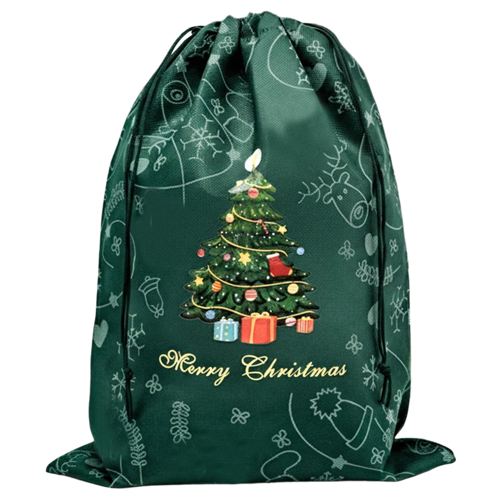 Christmas Drawstring Bags,Stand Up Gift Bags,Sacks Xmas Wrapping ...