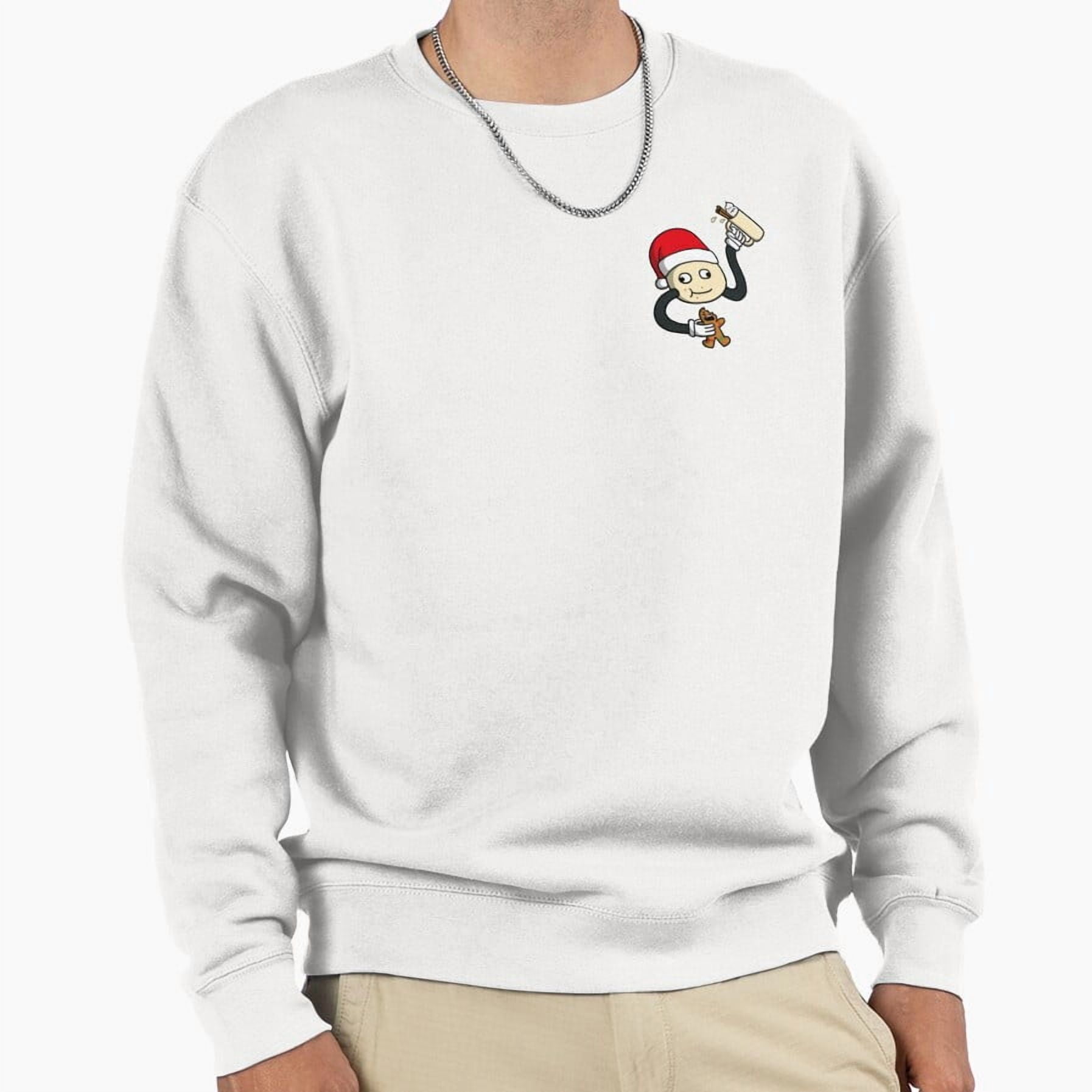 Christmas Dude Gingerbread Man Holiday Graphic Unisex Sweatshirt Funny ...