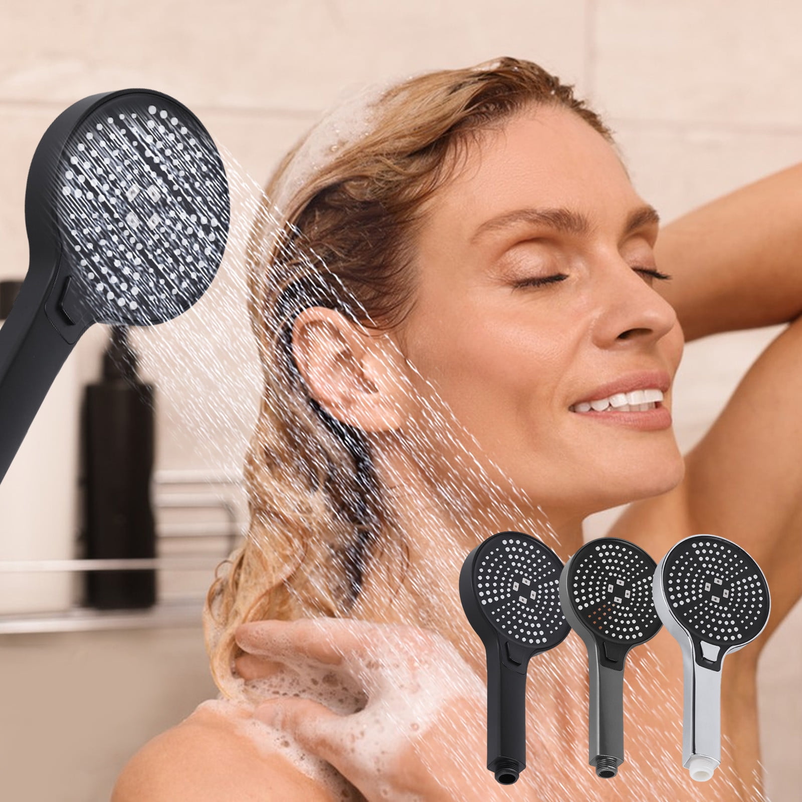 Christmas EDHITNR Shower, Canopy Shower Head High-Pressure Handheld ...