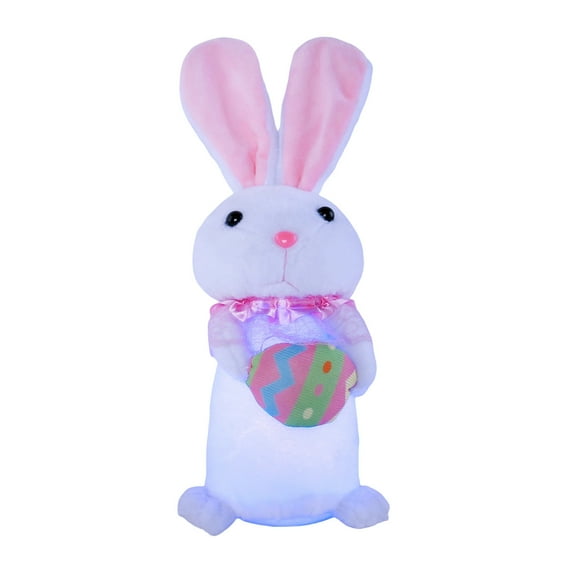Christmas Easter Decorations Luminous Rabbits Doll Desktop Bunny ...
