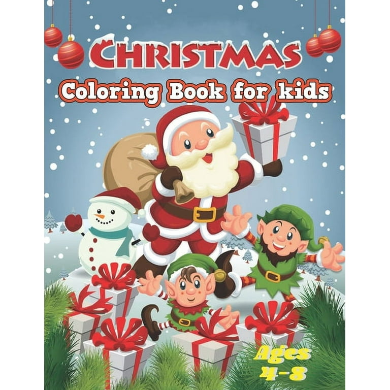 cute christmas holiday coloring book