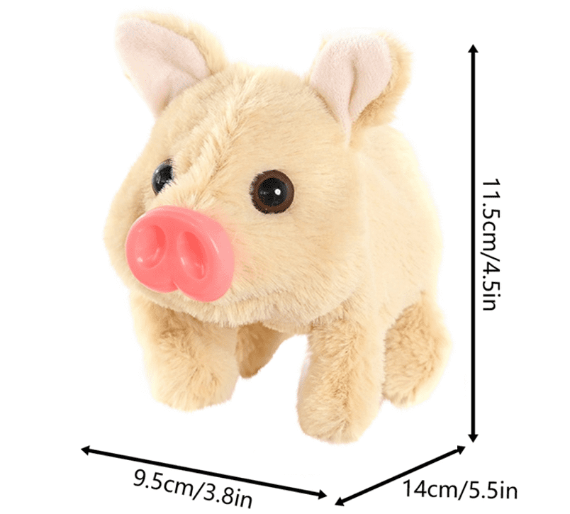 Christmas Electric Pig Plush Realistic Toy, Interactive Funny Toy Gift ...