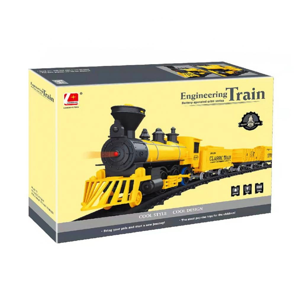 Christmas Electric Rail Car Mini Train Set Light Toys - Walmart.com