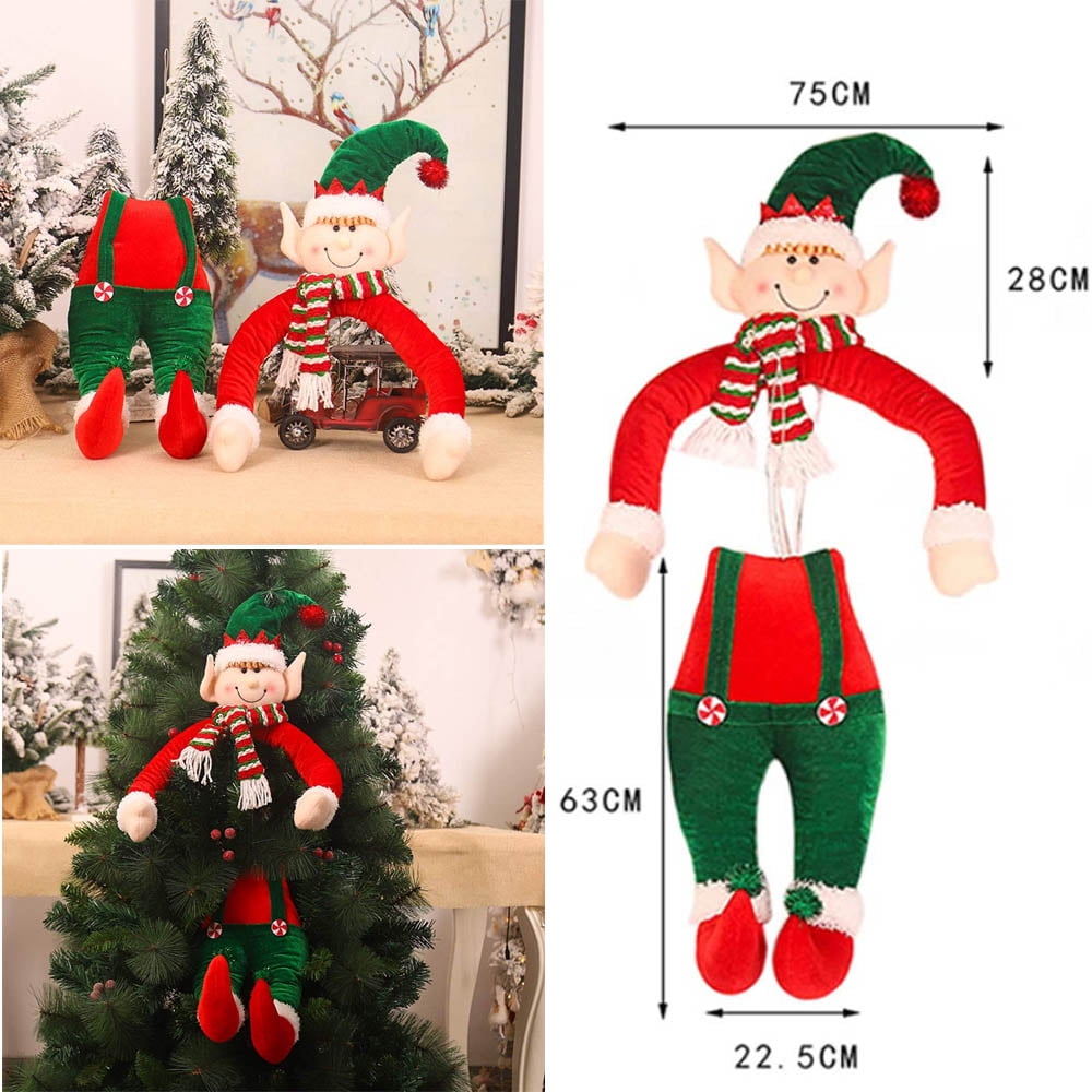 Christmas Elf Body Tree Decorations,Christmas Tree Topper Garland ...